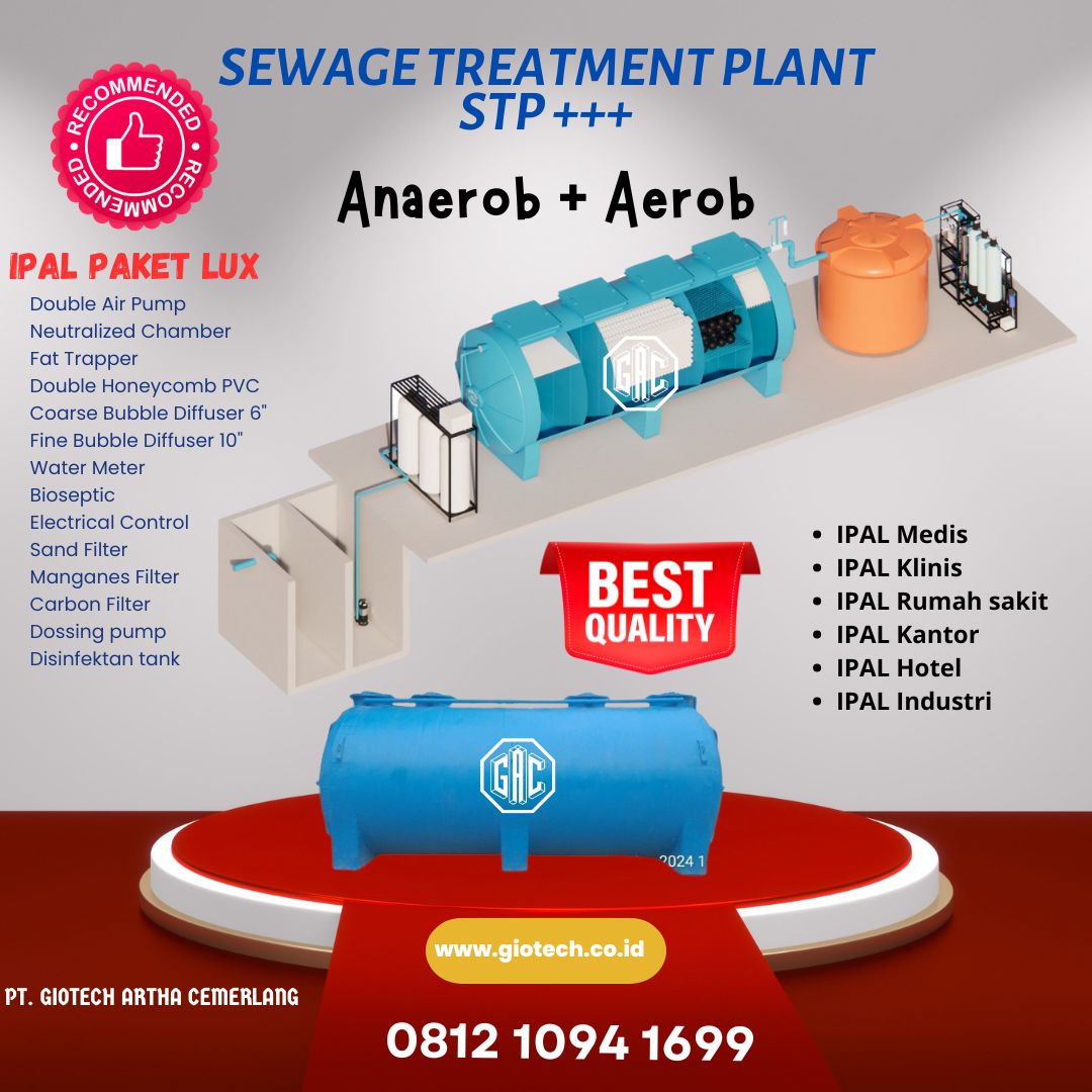 Instalasi Pengolahan Air Limbah IPAL Murah Berkualitas - Giotech Arta ...