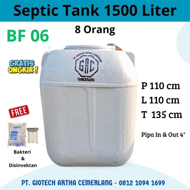 Septic Tank Bio Terbaik dan Termurah - Giotech Arta Cemerlang